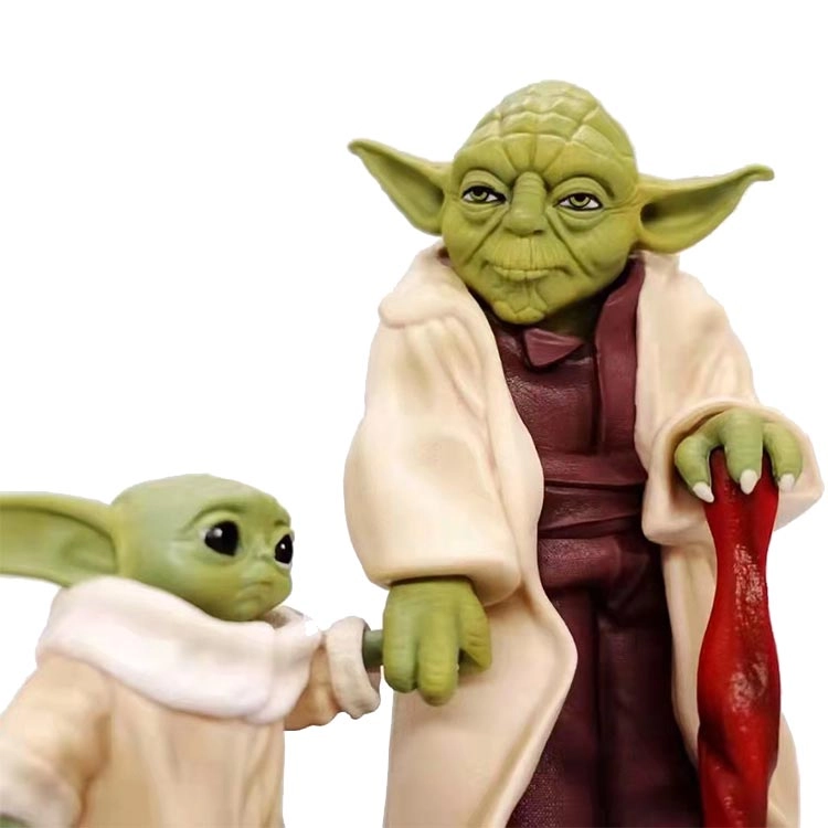 خرید اکشن فیگور گروگو و استاد یودا Star Wars Grogu Master Yoda با ...