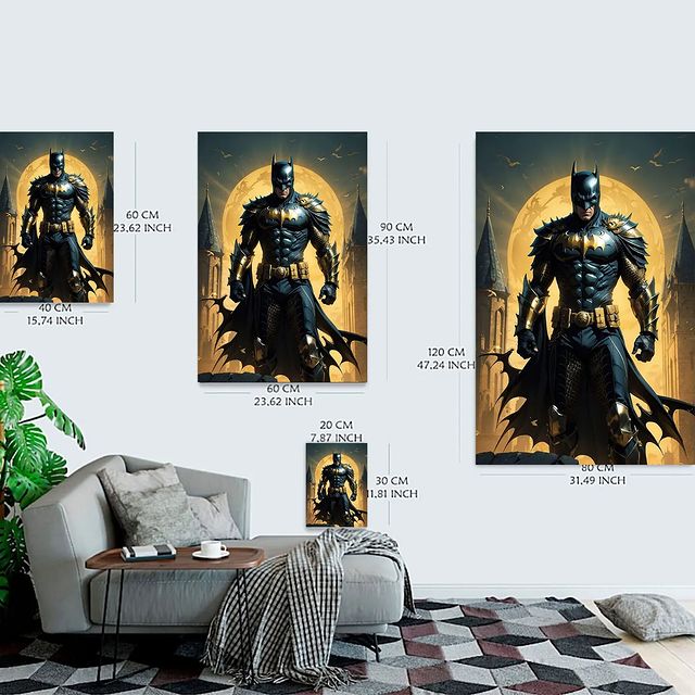 خرید تابلو بتمن Batman Panel سایز 60 در 40 با بهترین قیمت