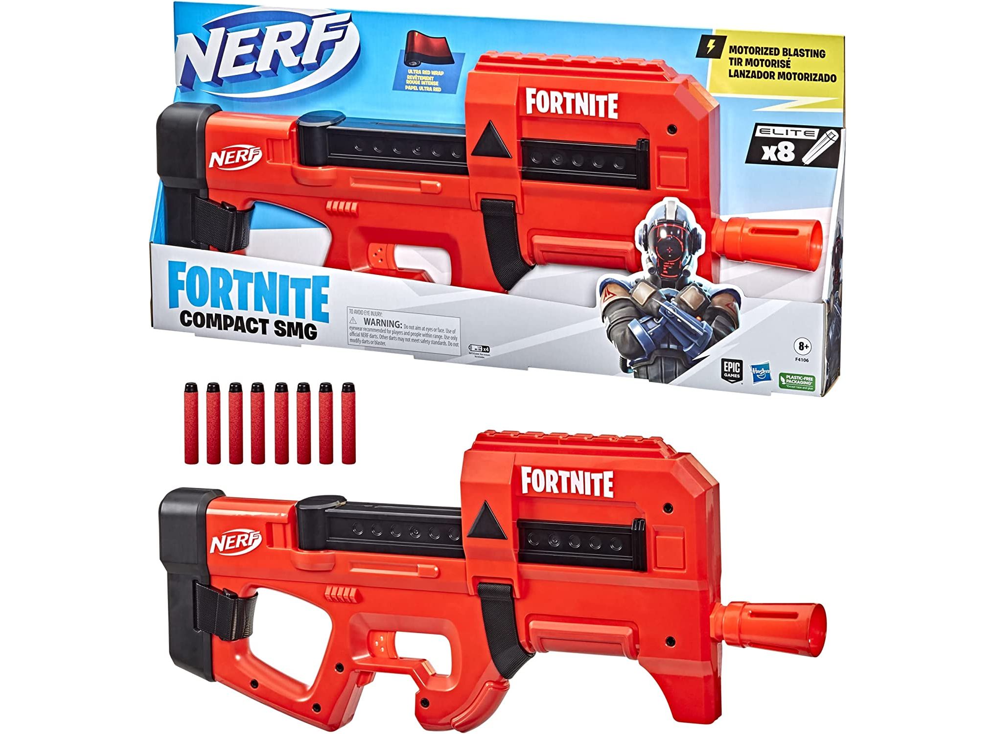 خرید تفنگ نرف فورتنایت Nerf Fortnite Compact SMG با بهترین قیمت