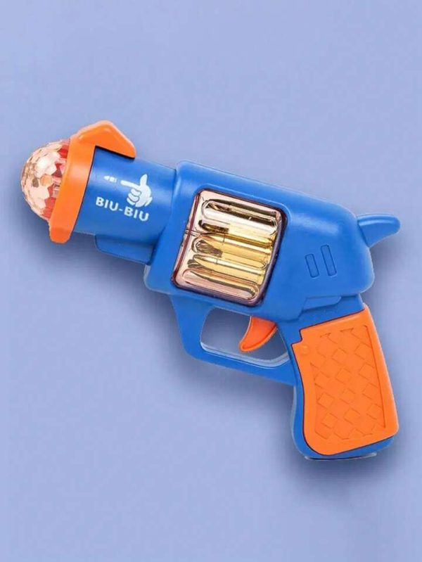خرید تفنگ هفت تیر Electric Revolver Gun Biu Biu Blue با بهترین قیمت