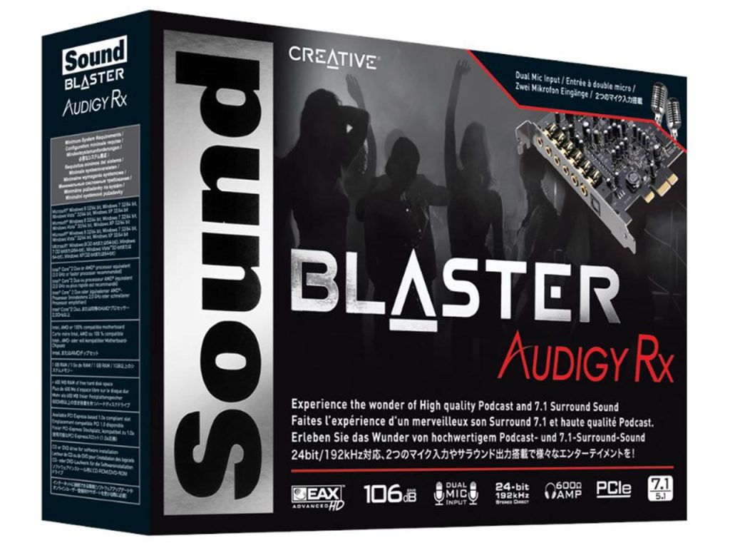 خرید کارت صدا اینترنال کریتیو Creative Sound Blaster Audigy Rx با ...
