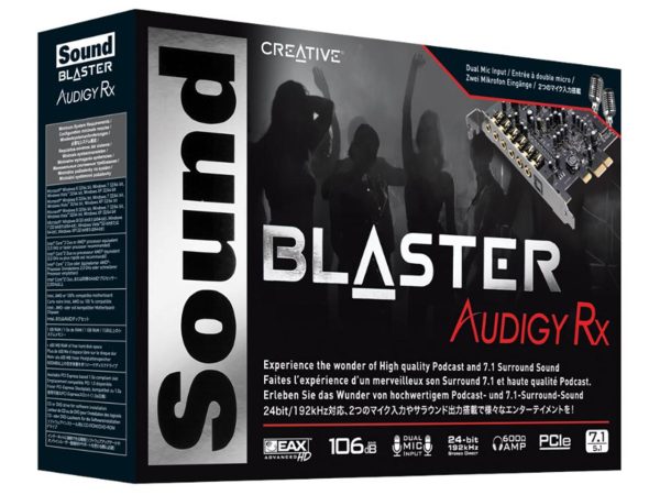 خرید کارت صدا اینترنال کریتیو Creative Sound Blaster Audigy Rx با ...