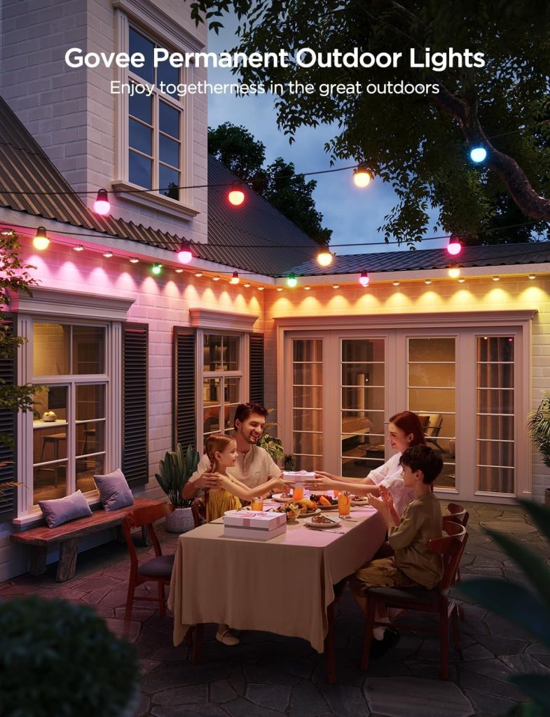 خرید ریسه هوشمند Govee Permanent Outdoor Lights 100ft H705A با بهترین قیمت