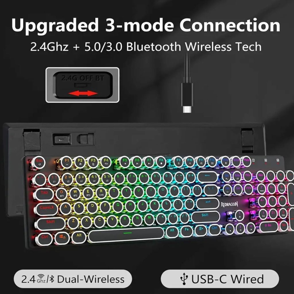 خرید کیبورد Redragon Flare K710 Pro Wireless/Wired با بهترین قیمت