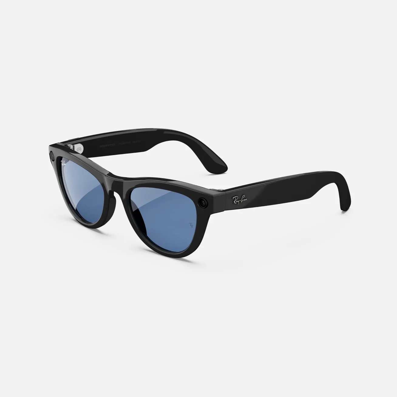 خرید عینک هوشمند ری بن متا RAY-BAN | META Skyler Shiny black – Clear ...