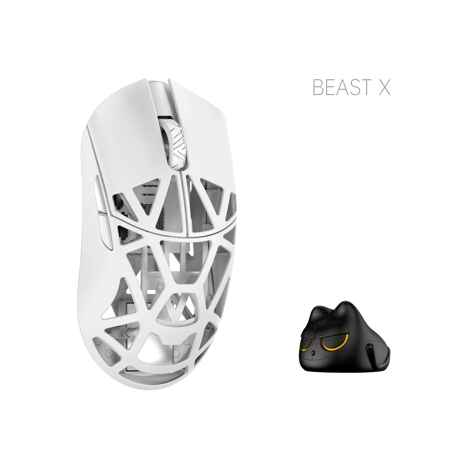 خرید موس WLmouse Beast X Pro Milky White Solid Side با بهترین قیمت
